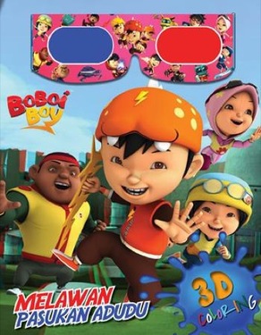 3d Coloring Boboiboy: Melawan Adudu